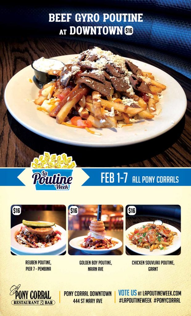 Special Menu | Pony Corral Restaurant & Bar | Winnipeg