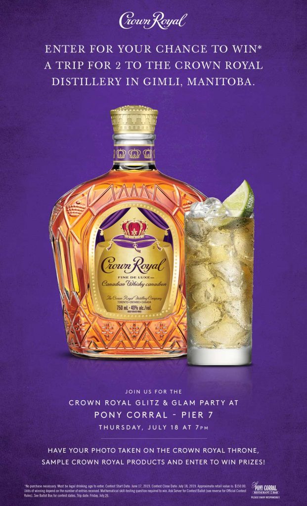 Crown Royal Glitz & Glam Party at Pier 7 | Pony Corral Restaurant & Bar ...