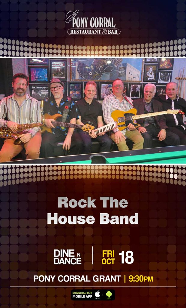 Rock The House Band @ Grant | Pony Corral Restaurant & Bar | Winnipeg